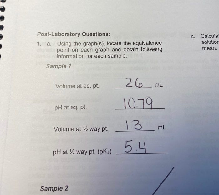Solved b. Calculate Ka value of KHP using the mean pka | Chegg.com