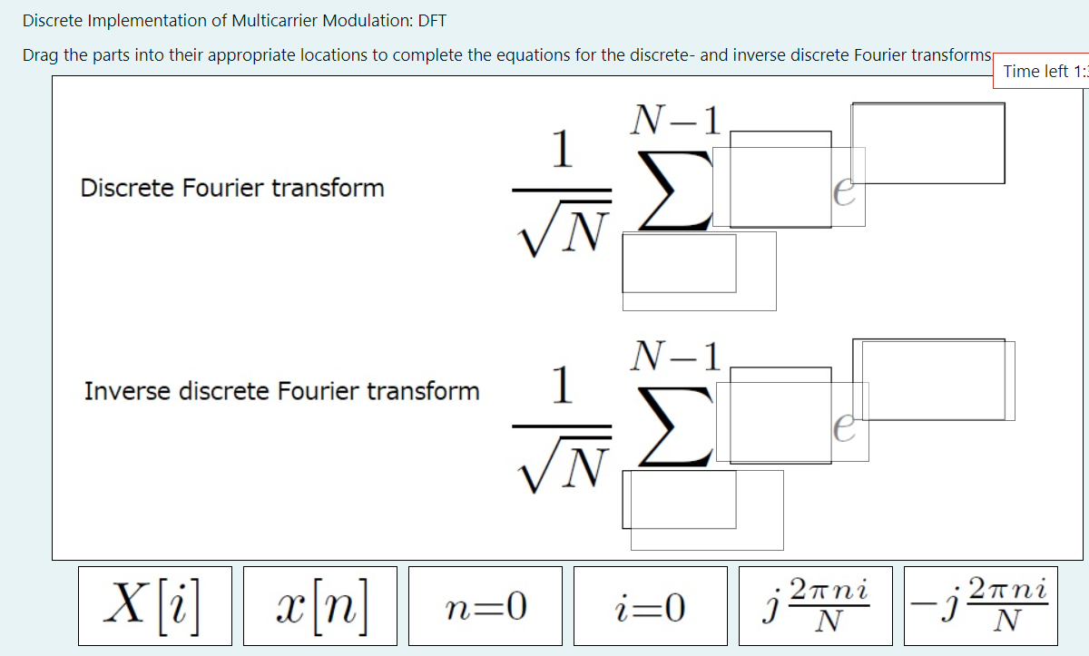 Solved Discrete Implementation of Multicarrier Modulation: | Chegg.com