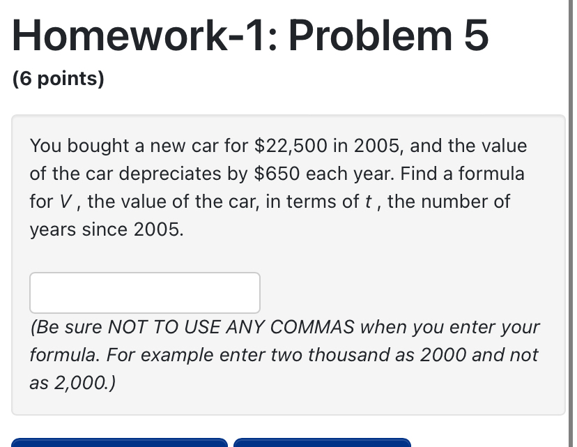 Solved Homework-1: Problem 5(6 points)You bought a new car | Chegg.com Solved Homework-1: Problem 5(6 points)You bought a new car | Chegg.com