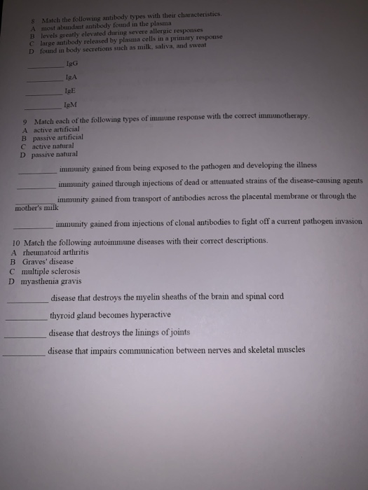 Solved The Immune System Innate and Adaptive Body Defenses | Chegg.com