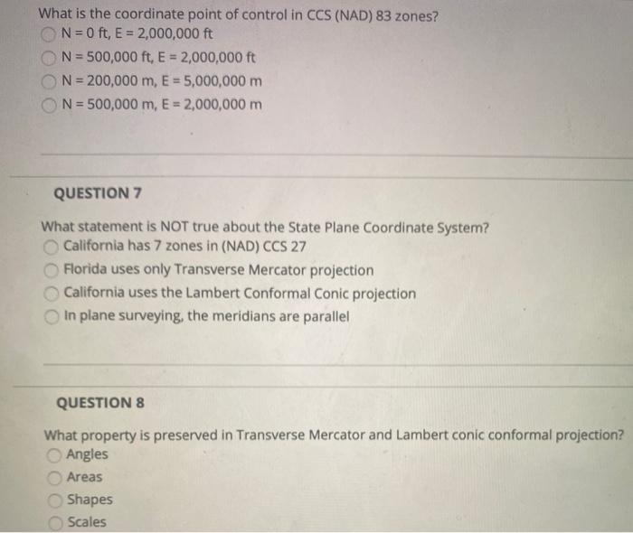 Solved What is the coordinate point of control in CCS (NAD) | Chegg.com