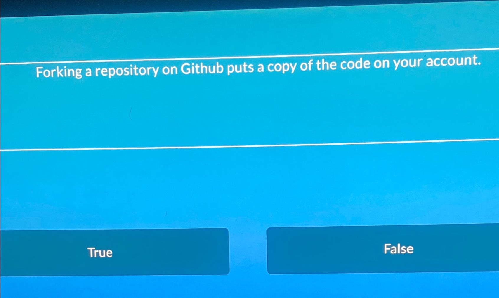 Solved Forking a repository on Github puts a copy of the | Chegg.com