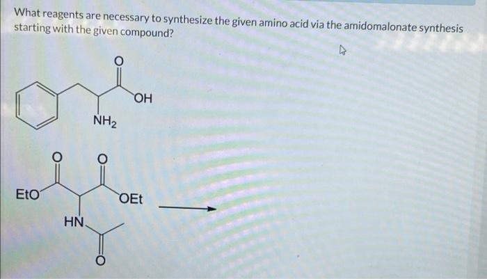 Solved What reagents are necessary to synthesize the given | Chegg.com