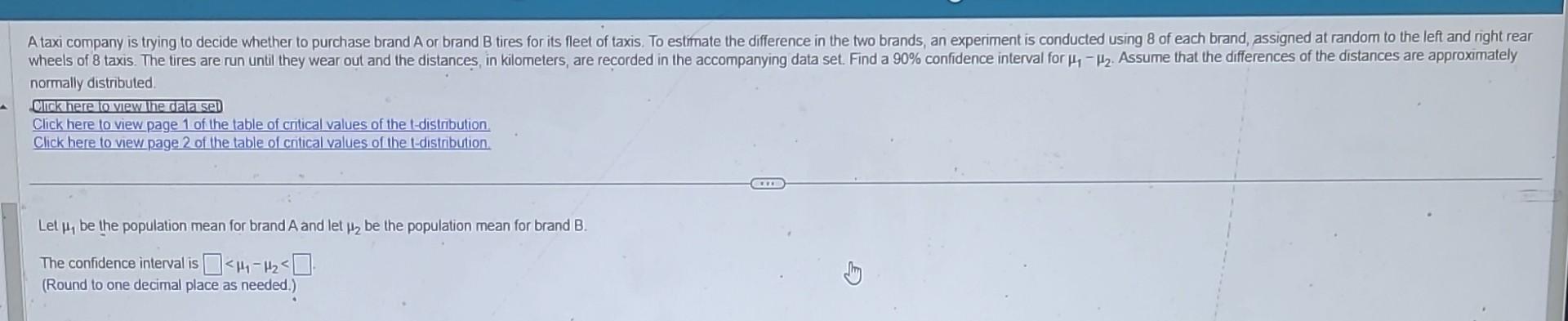 Solved normally distributed. Click here to view page 1 of | Chegg.com
