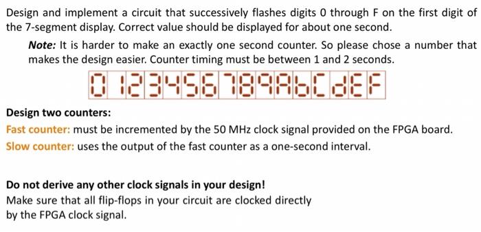 Design and implement a circuit that successively | Chegg.com