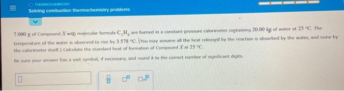 Solved III OTHERMOCHISTRY Solving combustion thermochemistry | Chegg.com