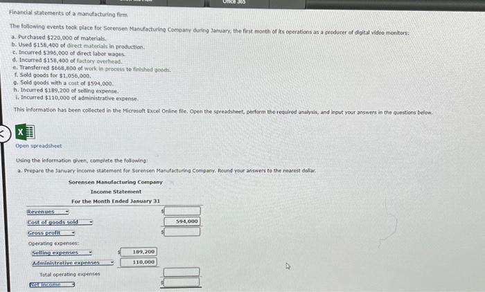 Solved Jsing the information given, complete the following: | Chegg.com Solved Jsing the information given, complete the following: | Chegg.com