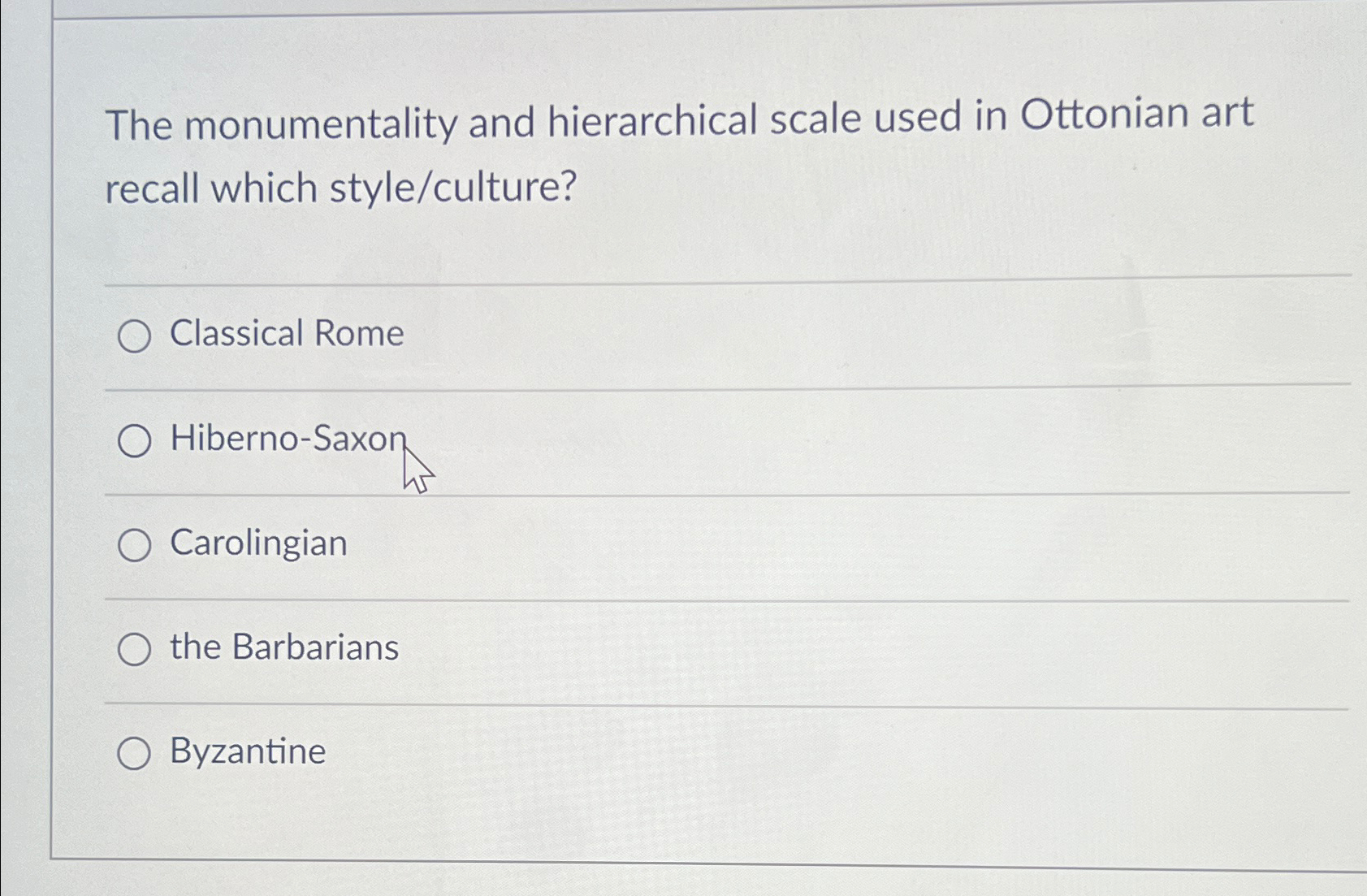 Solved The monumentality and hierarchical scale used in | Chegg.com