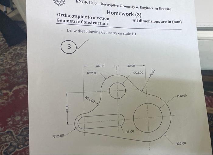 Solved ENGR 1005 - Descriptive Geometry & Engineering | Chegg.com