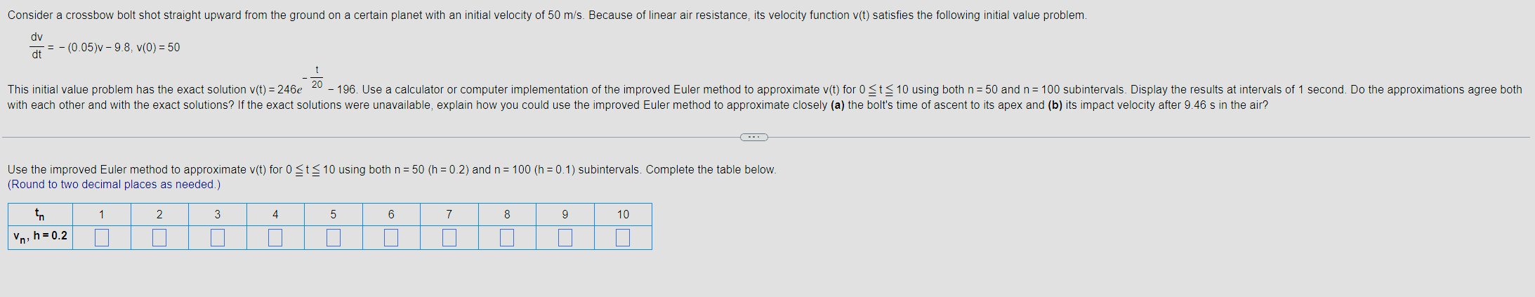 Solved Consider a crossbow bolt shot straight upward from | Chegg.com