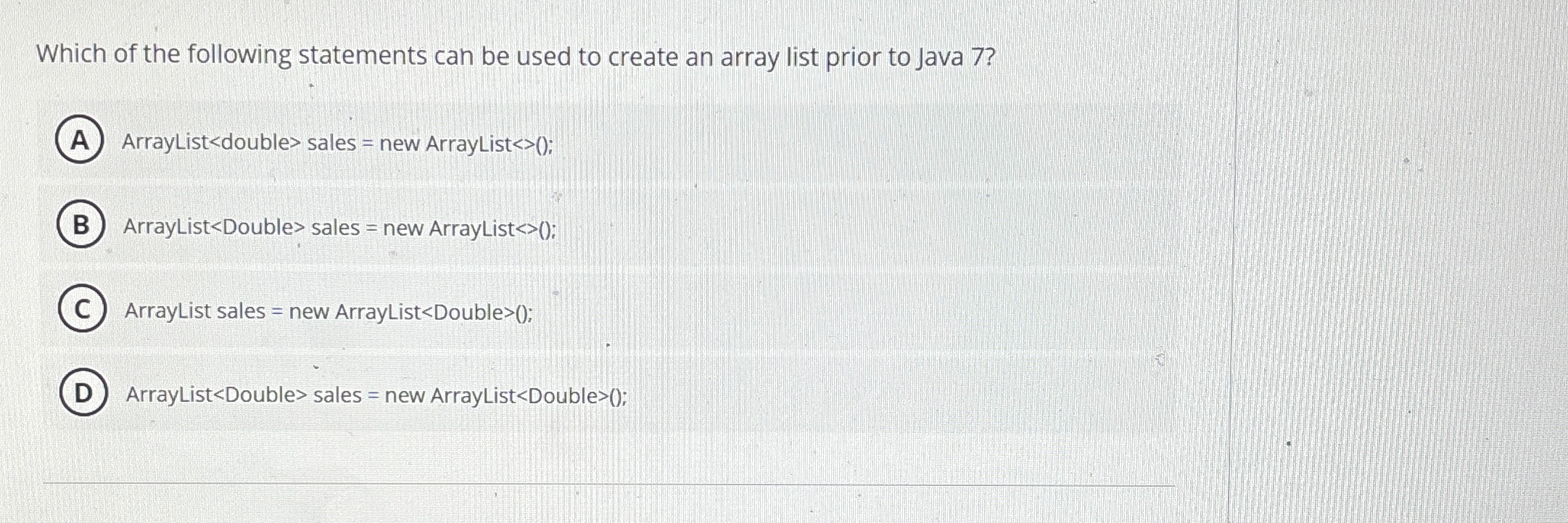 Solved Which of the following statements can be used to | Chegg.com