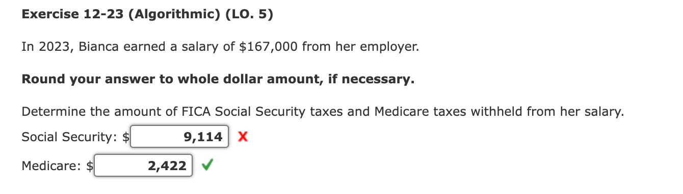 Solved Exercise 12-23 (Algorithmic) (L0. 5)In 2023, ﻿Bianca | Chegg.com