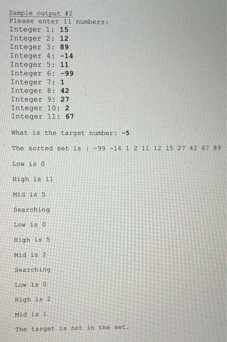 Solved In Java Please,Please make sure output is exactly | Chegg.com