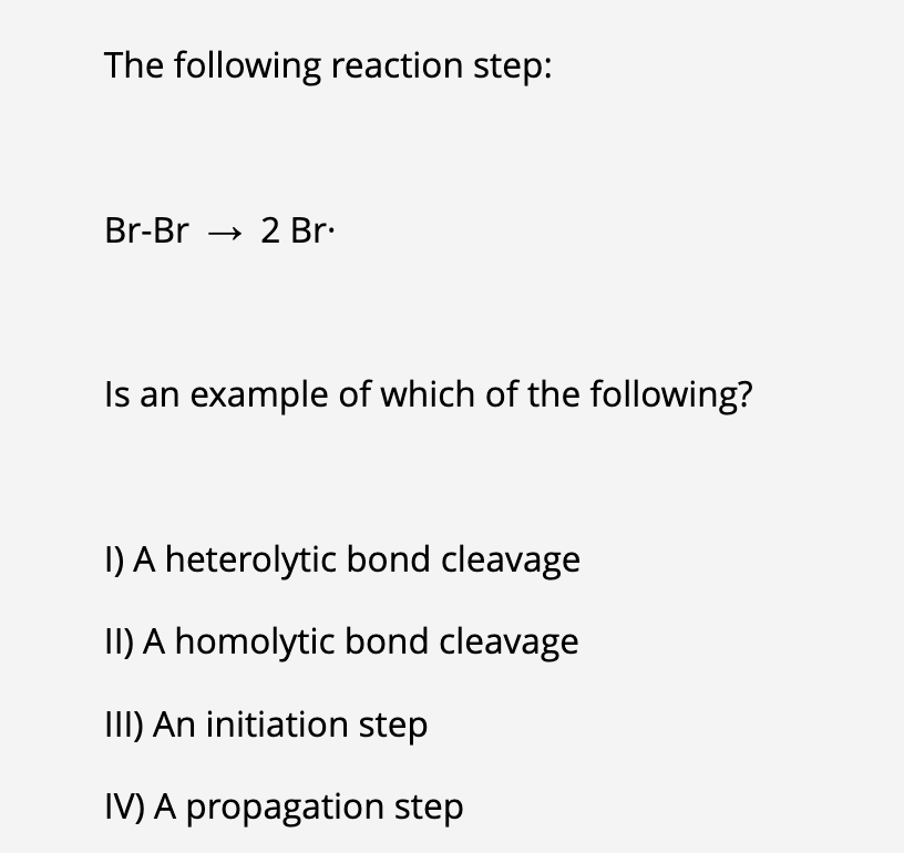 Solved The following reaction | Chegg.com