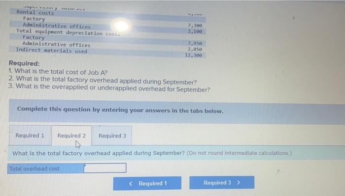 Solved Johnson Incorporated is a job-order manufacturing | Chegg.com