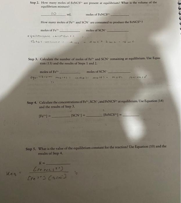 Solved Suppose a student mixes 4.00 mL of 2.00×10−3MFe(NO3)3 | Chegg.com