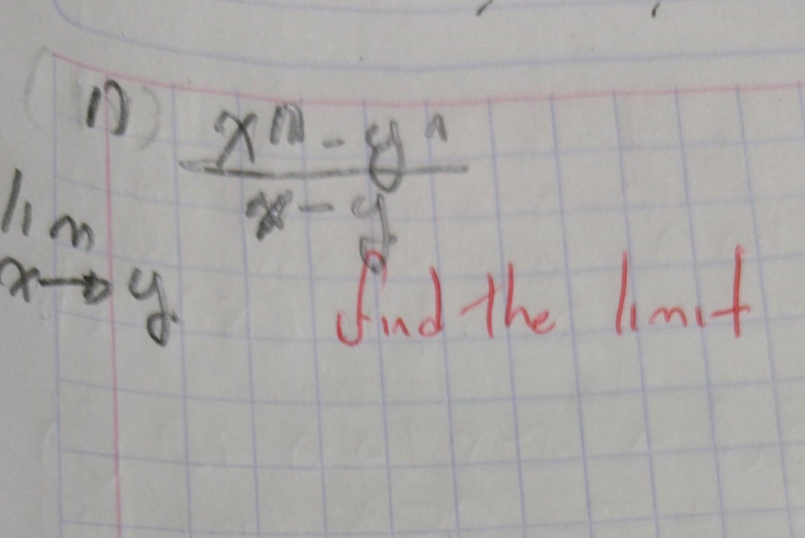 Solved x−yxn−yn | Chegg.com