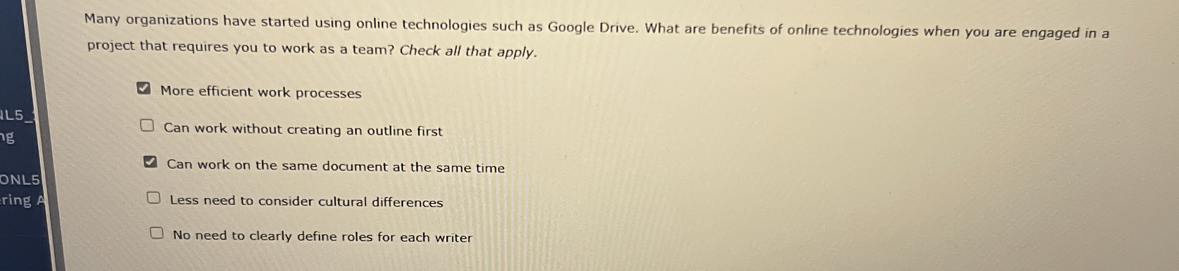 Solved Many organizations have started using online | Chegg.com