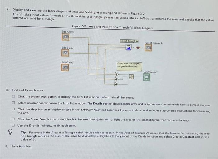 Find the errors in LabView. It needs to calculate the | Chegg.com