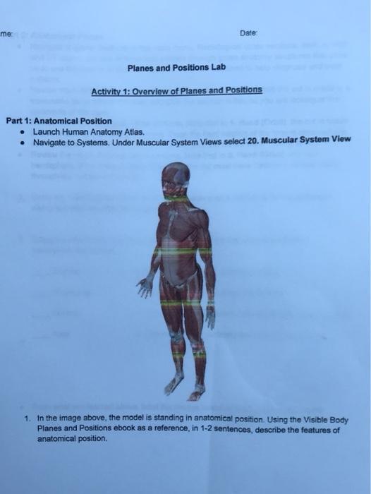 Solved me Date Planes and Positions Lab Activity 1: Overview | Chegg.com