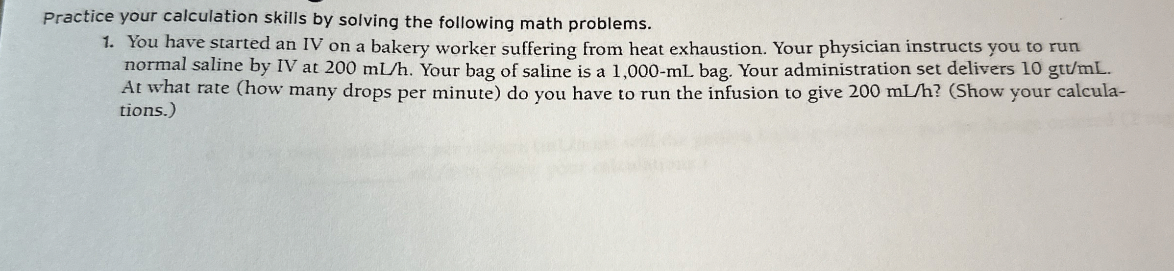 Practice your calculation skills by solving the | Chegg.com