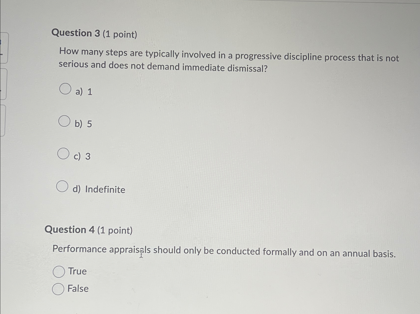 Solved Question 3 (1 ﻿point)How many steps are typically | Chegg.com