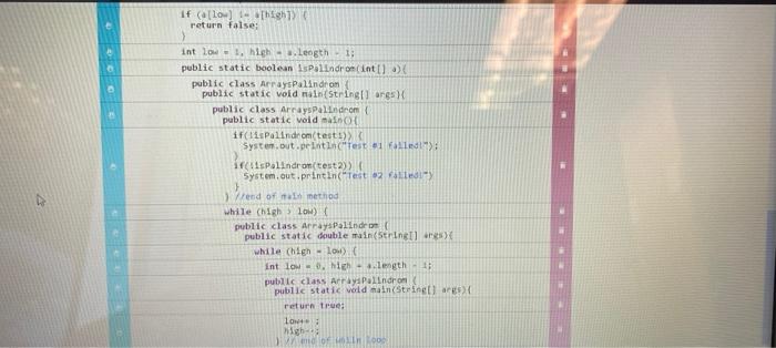 Solved Arrange These Chunks Of Code Java In The Correct