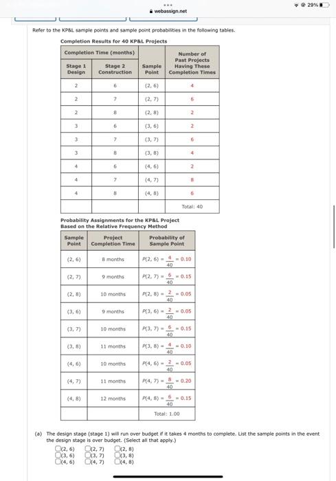 Solved webassign.net Refer to the KP&L sample points and | Chegg.com