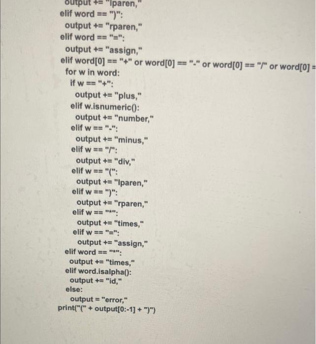 Solved 2 The parser Write a parser for the following context | Chegg.com Solved 2 The parser Write a parser for the following context | Chegg.com