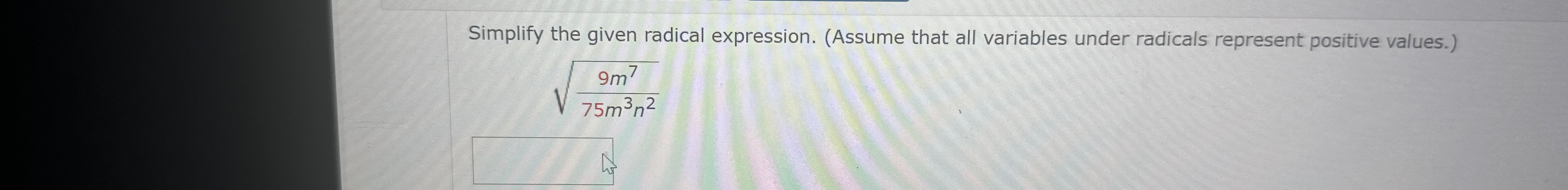 Solved Simplify the given radical expression. (Assume that | Chegg.com