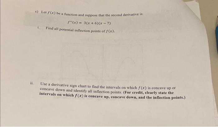 Solved b) Consider the graph of a function y=f(x) siven | Chegg.com