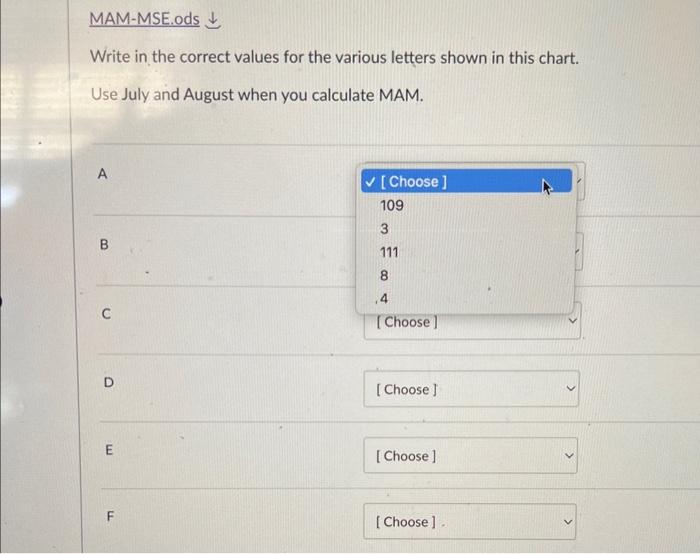 Solved Write in the correct values for the various letters | Chegg.com Solved Write in the correct values for the various letters | Chegg.com