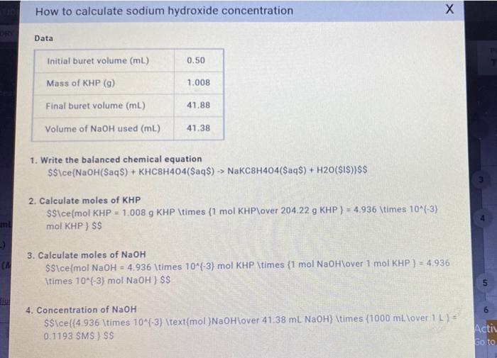 Solved A Lab Data - X Verify your volume measurement Initial | Chegg.com