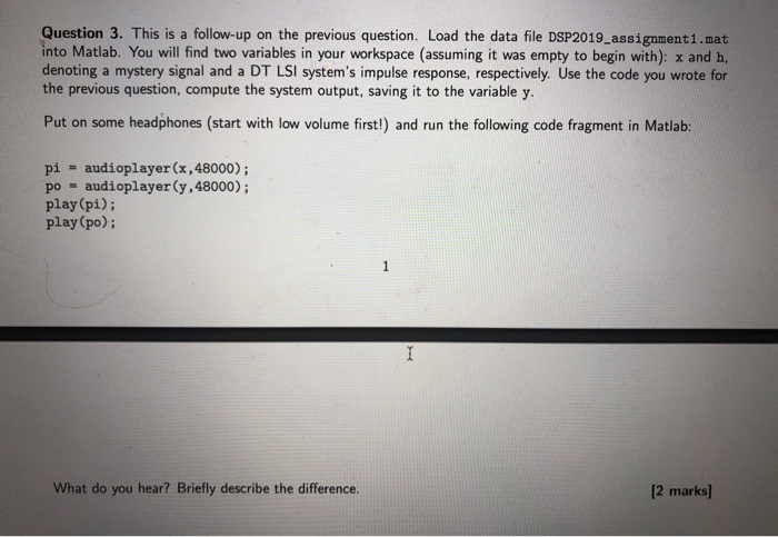ELEC ENG 2104 Digital Signal Processing Assignment 1 | Chegg.com