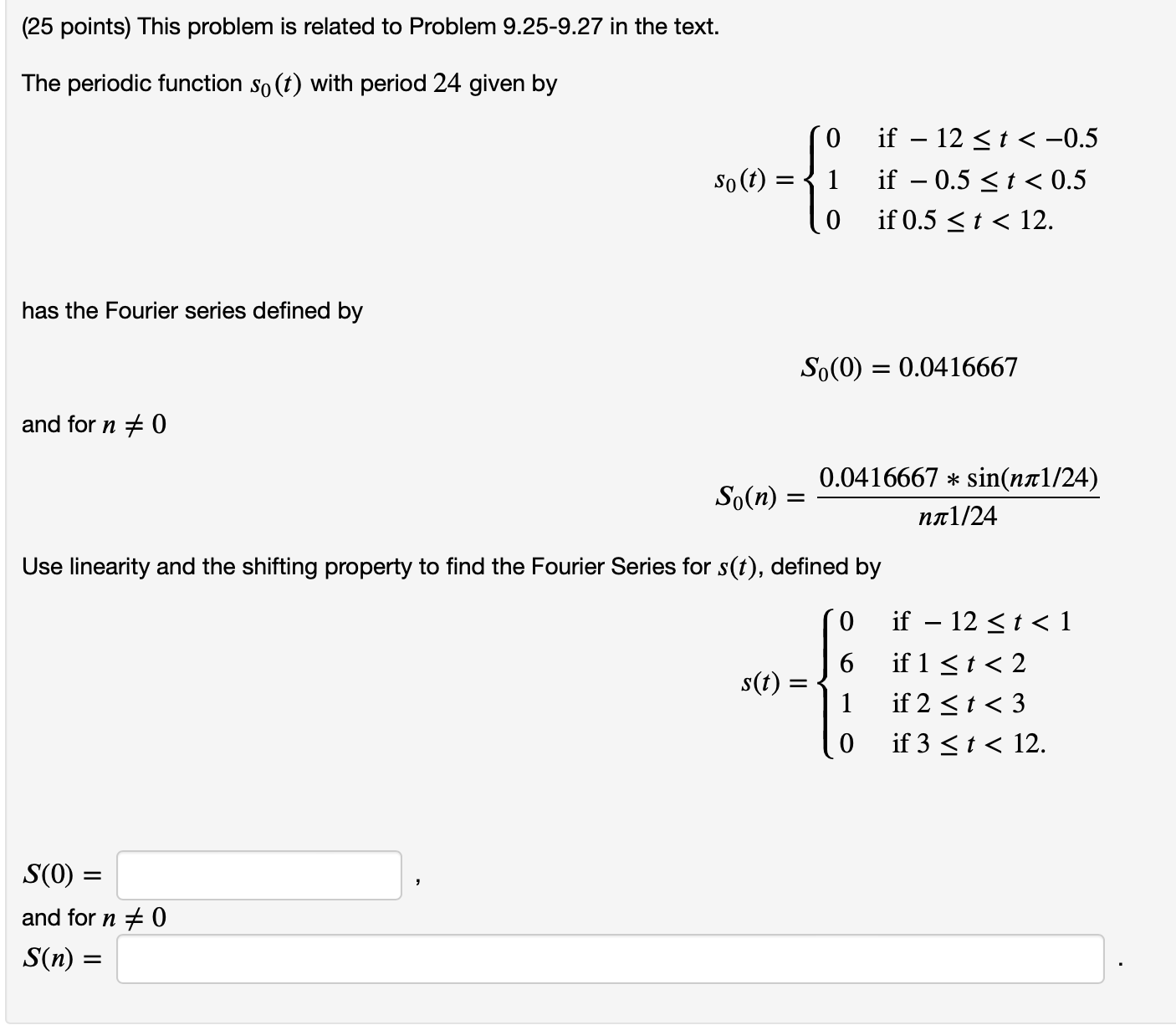 Solved (25 ﻿points) ﻿This problem is related to Problem | Chegg.com