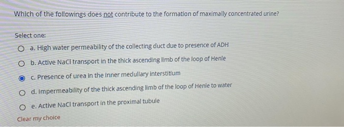 Solved Which of the followings does not contribute to the | Chegg.com