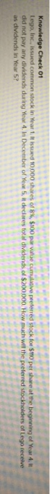 Solved Knowledge Check 01 Marine Corporation Issued Common Chegg