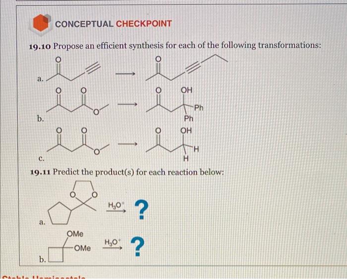 CONCEPTUAL CHECKPOINT 19.10 Propose an efficient | Chegg.com