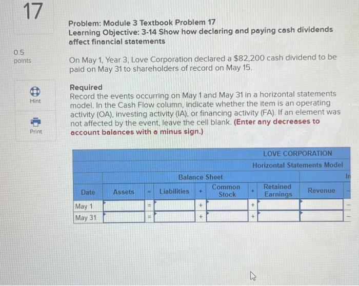 Solved Problem Module 3 Textbook Problem 17 Learning