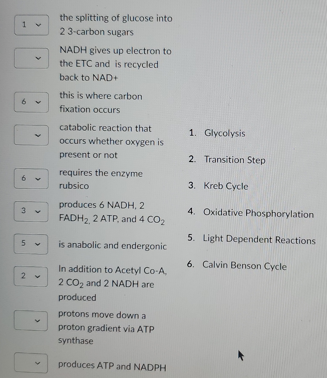 Solved 1vv ﻿the splitting of glucose into 2 3-carbon | Chegg.com