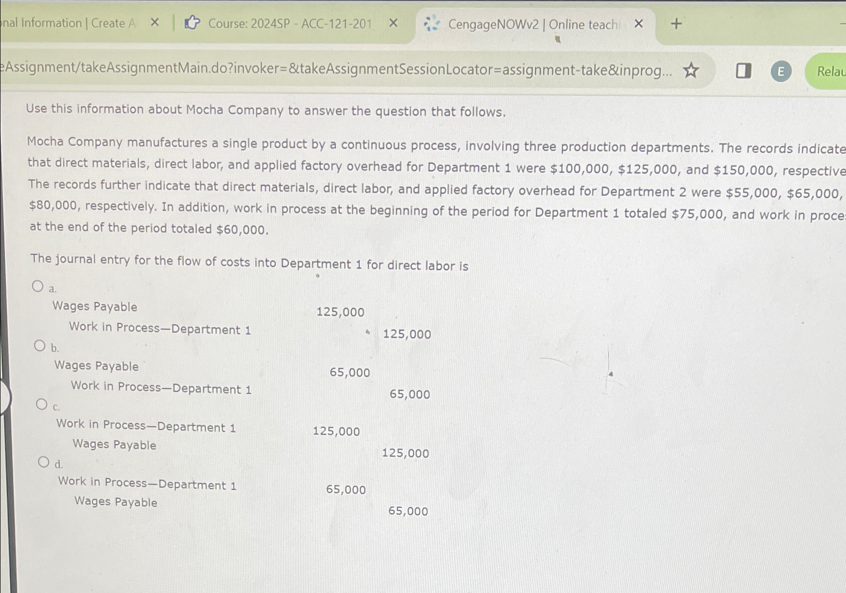 Solved nal InformationCreate Ax3Course: 2024SP - | Chegg.com