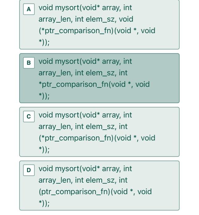 Solved You are defining a custom sort function. What | Chegg.com