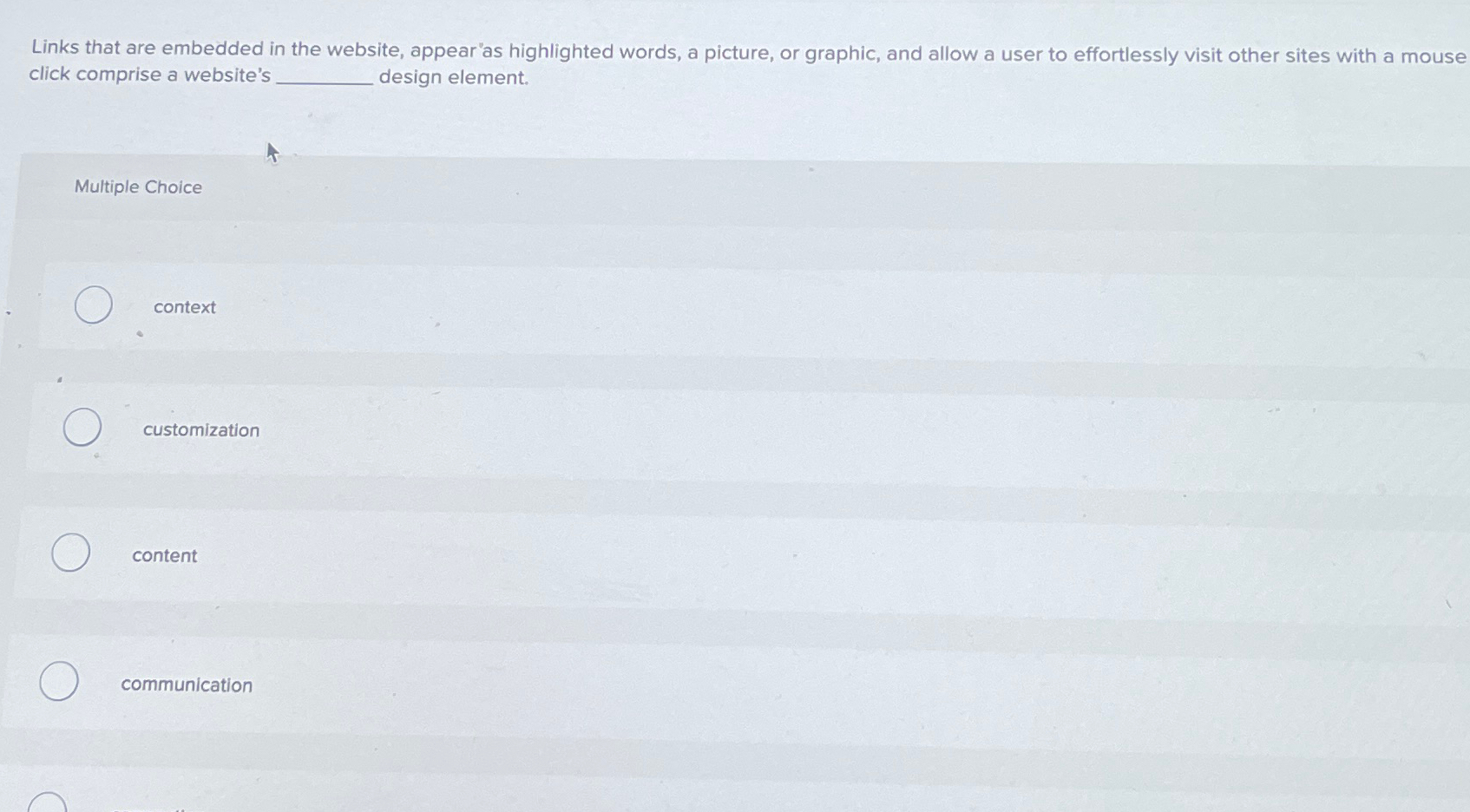 Solved Links that are embedded in the website, appear'as | Chegg.com