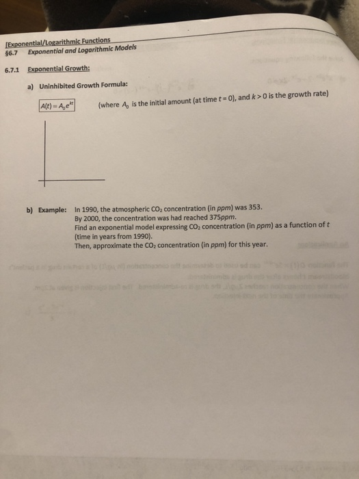 Solved [Exponential/Logarithmic Functions $6.7 Exponential | Chegg.com