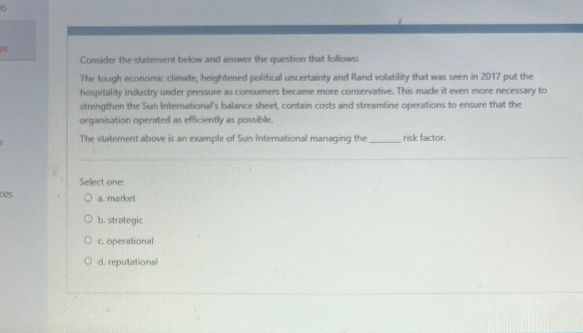 Solved Consider the statement below and answer the question | Chegg.com