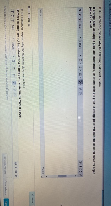 Solved In 3-4 sentences, explain why the following statement | Chegg.com