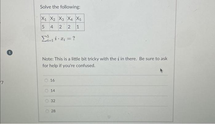 Solved 7 1 Solve the following: X1 X2 X3 X4 X5 5 4 2 2 1 | Chegg.com