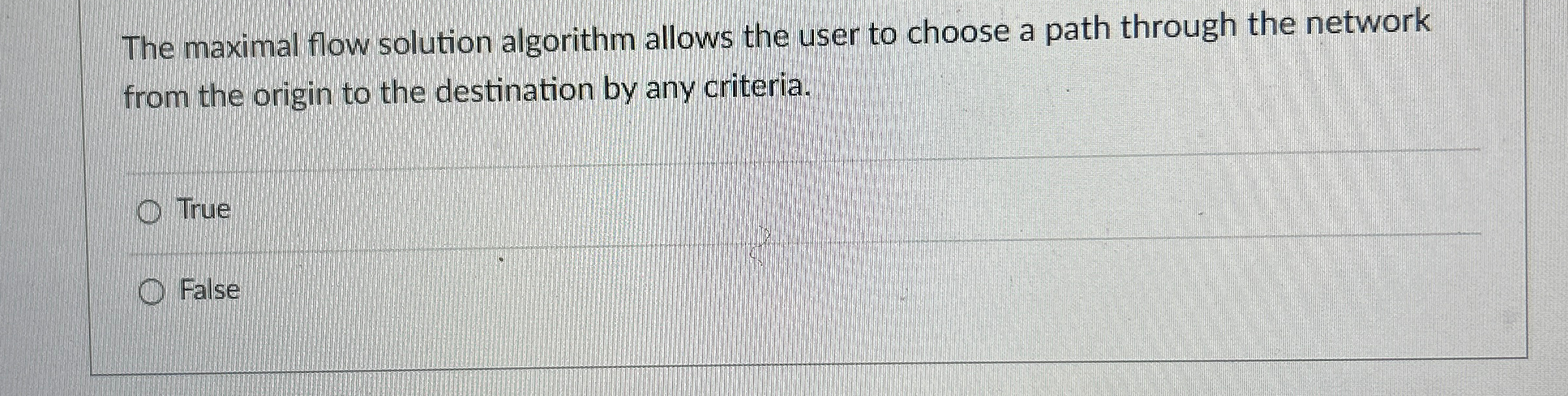 Solved The Maximal Flow Solution Algorithm Allows The User 0791