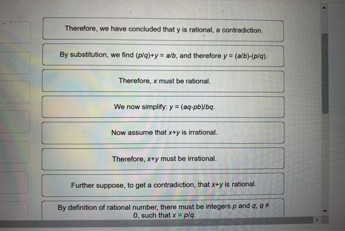 Solved 11 Use the following building blocks to assemble a | Chegg.com