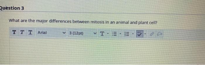 Solved Question 3 What are the major differences between | Chegg.com